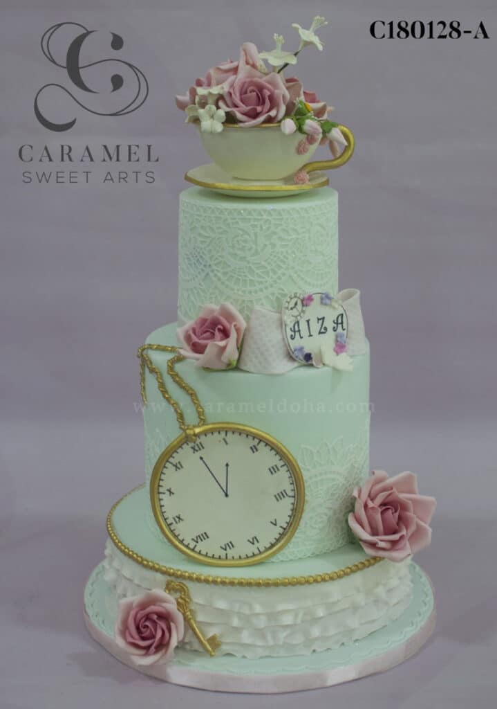 Vintage Themed Cake – Caramel Sweet Arts