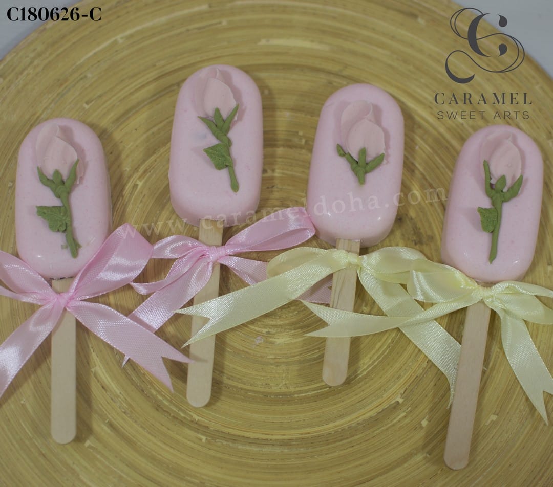 Flower Themed Cakesicles – Caramel Sweet Arts