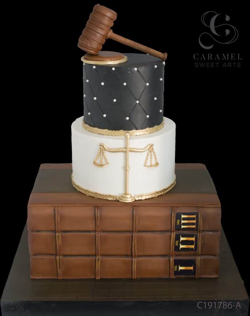 Lawyer Theme Cake - Caramel Sweet Arts