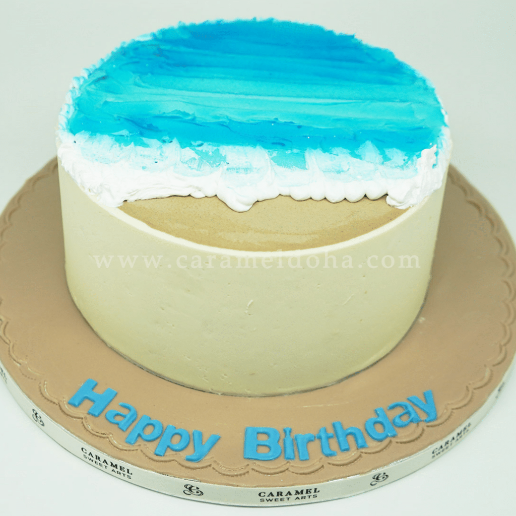 Ocean Beach Cake - Caramel Sweet Arts